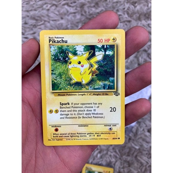 Pokemon | Toys | 4x Raw Pokemon 999 Jungle Set Pikachu 6 Vintage Red ...